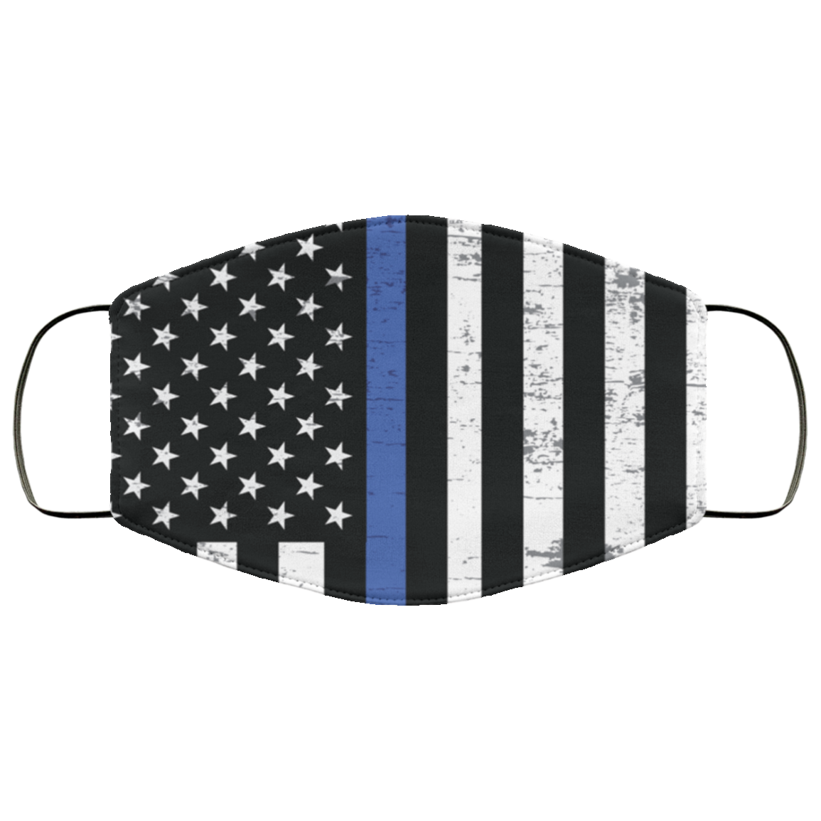 Thin Blue Line Face Mask – Pup Scruffs