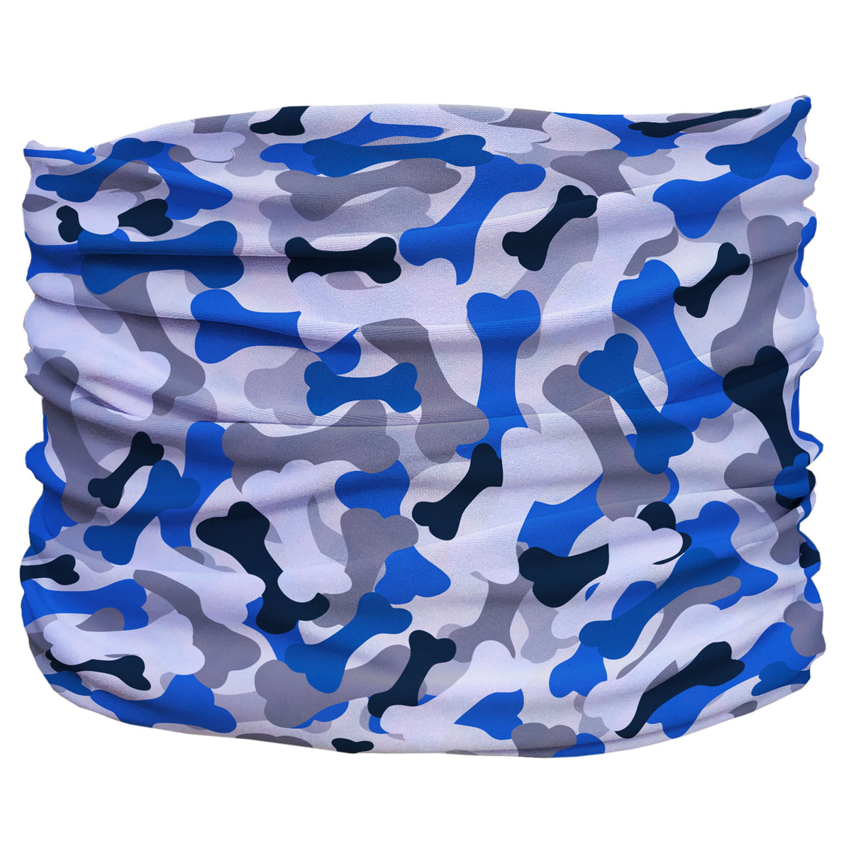 Bone Camo Blue Pup Scruff – Pup Scruffs